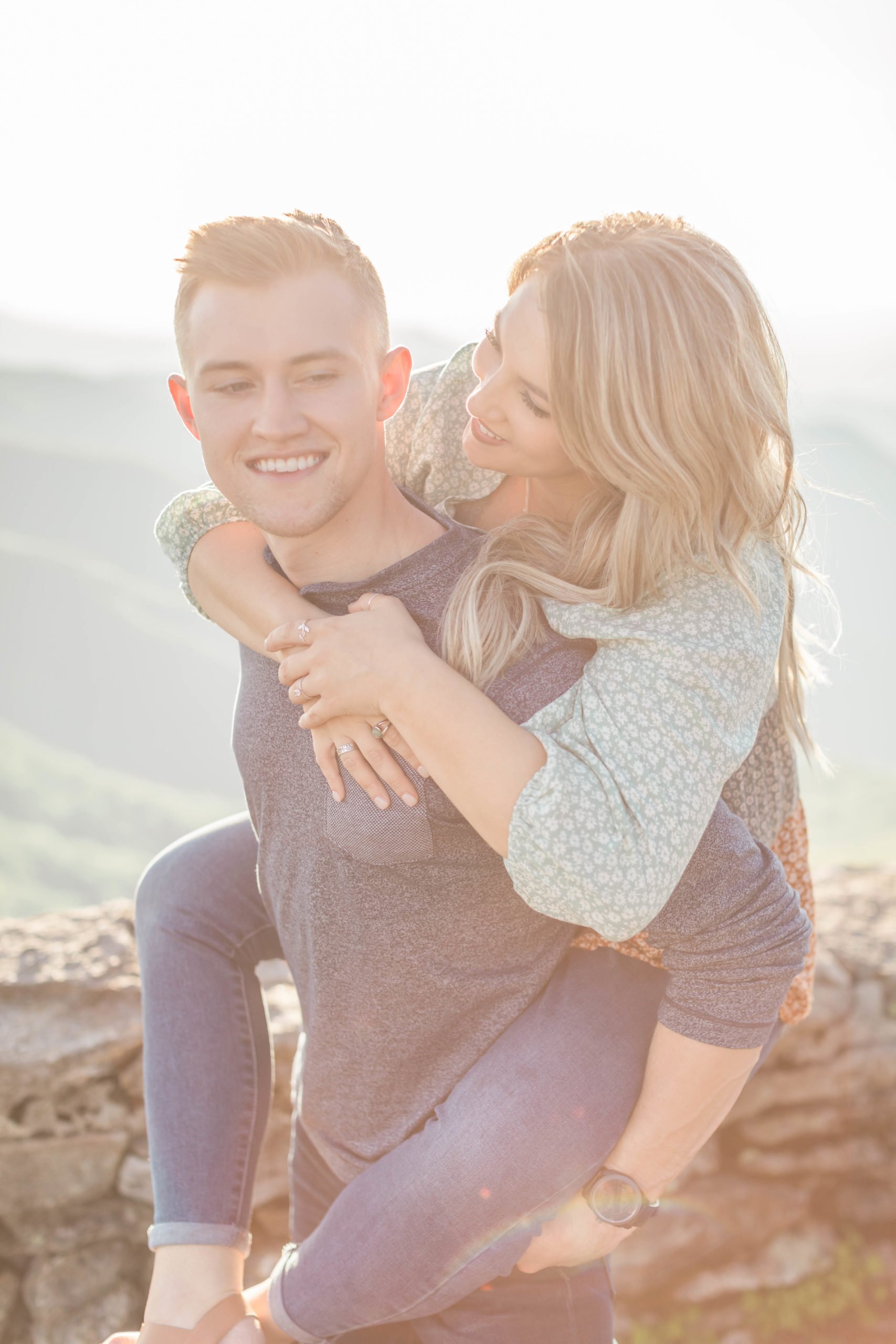 Blue Ridge Mountain Engagement Session: Hunter and Russell - Moira ...
