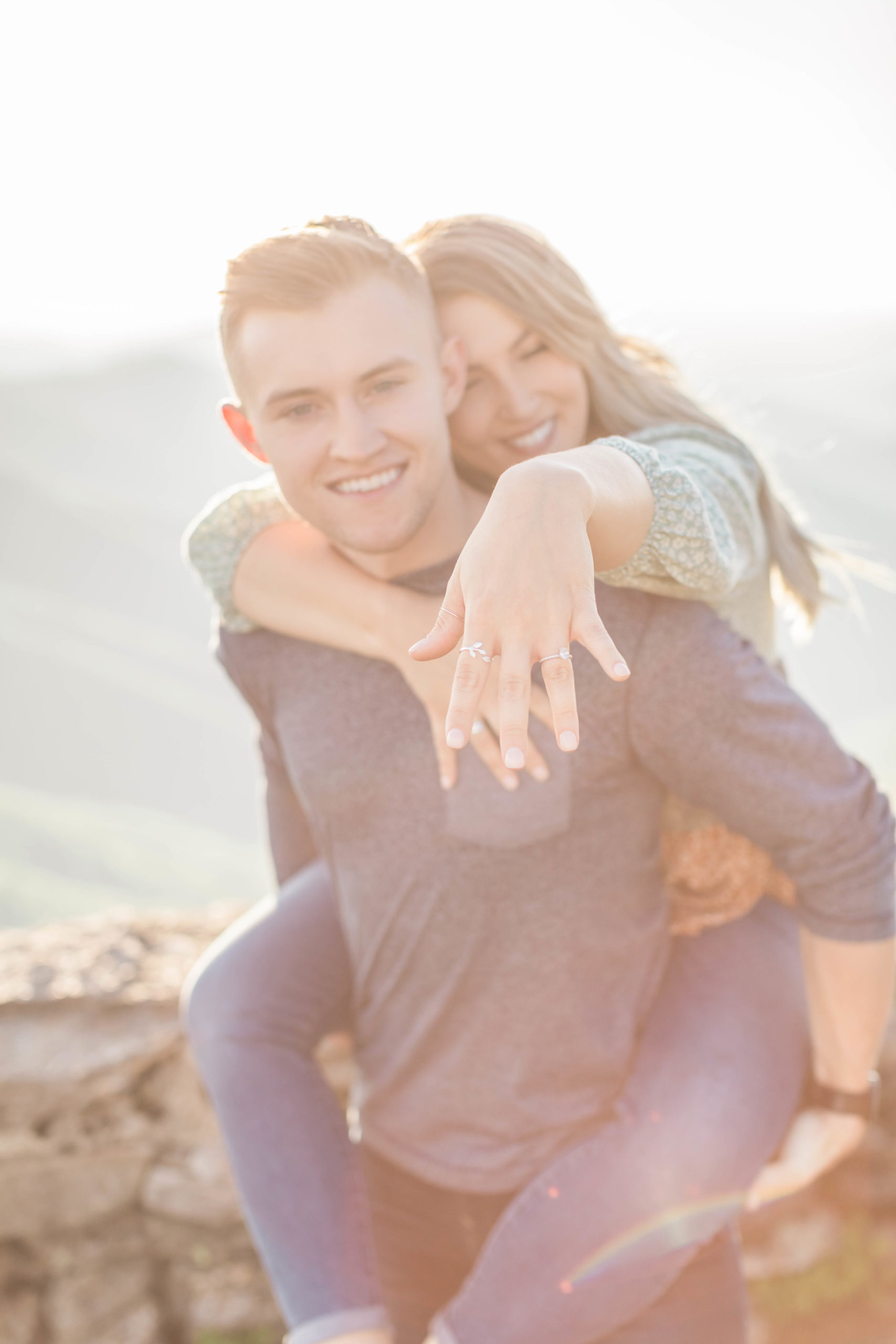 Blue Ridge Mountain Engagement Session: Hunter and Russell - Moira ...
