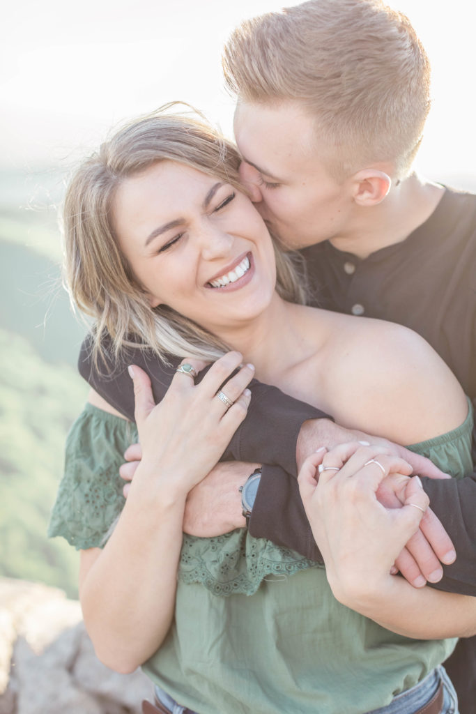 Blue Ridge Mountain Engagement Session: Hunter and Russell - Moira ...